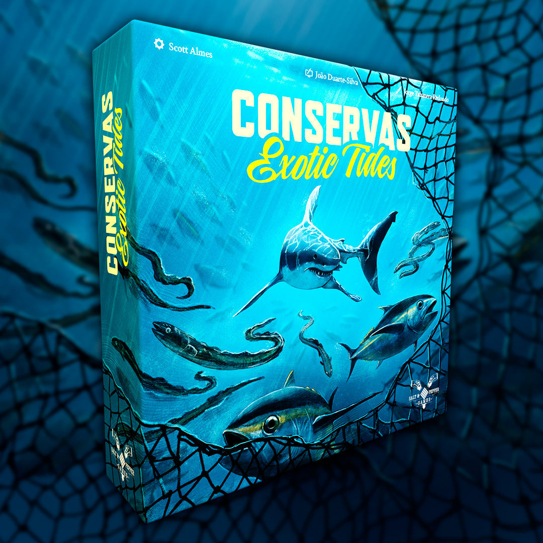 Nuevo lanzamiento Conservas: Exotic Tides – Salt & Pepper Games